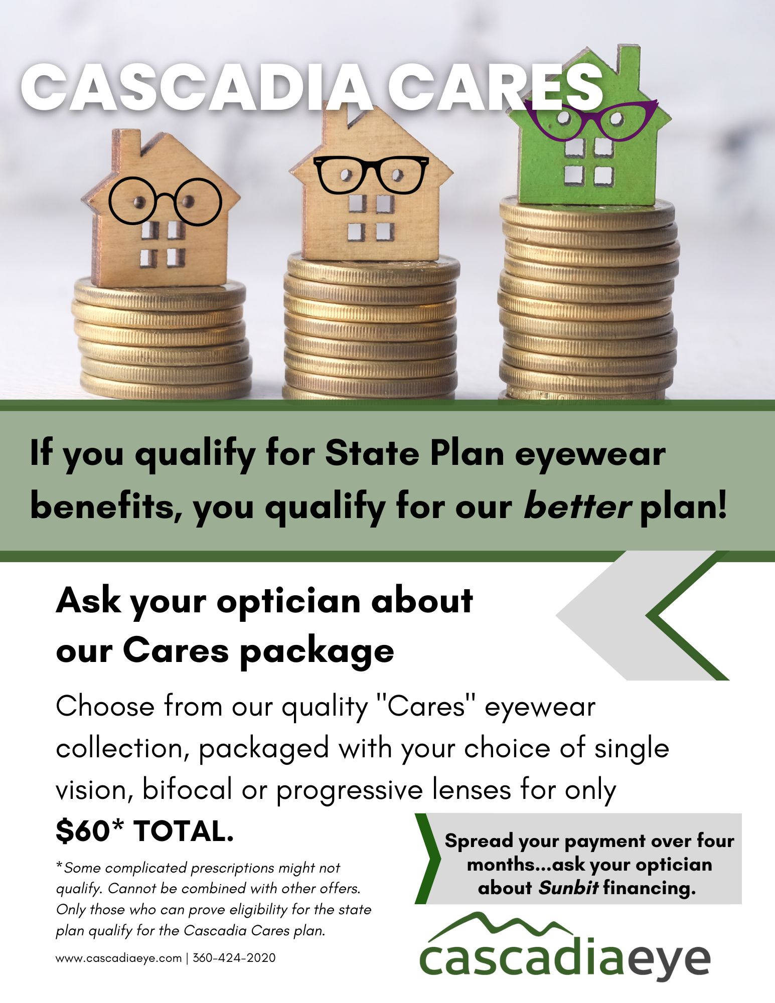 Promotions and Specials | Eye Care | Cascadia Eye